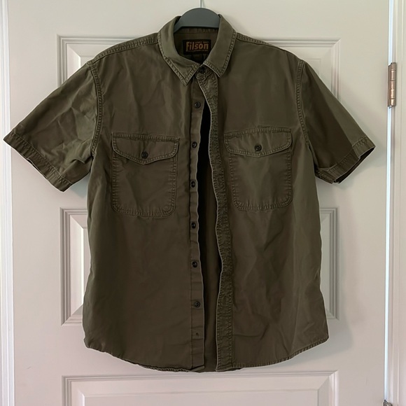 Filson | Shirts | Filson Green Short Sleeve Button Down | Poshmark